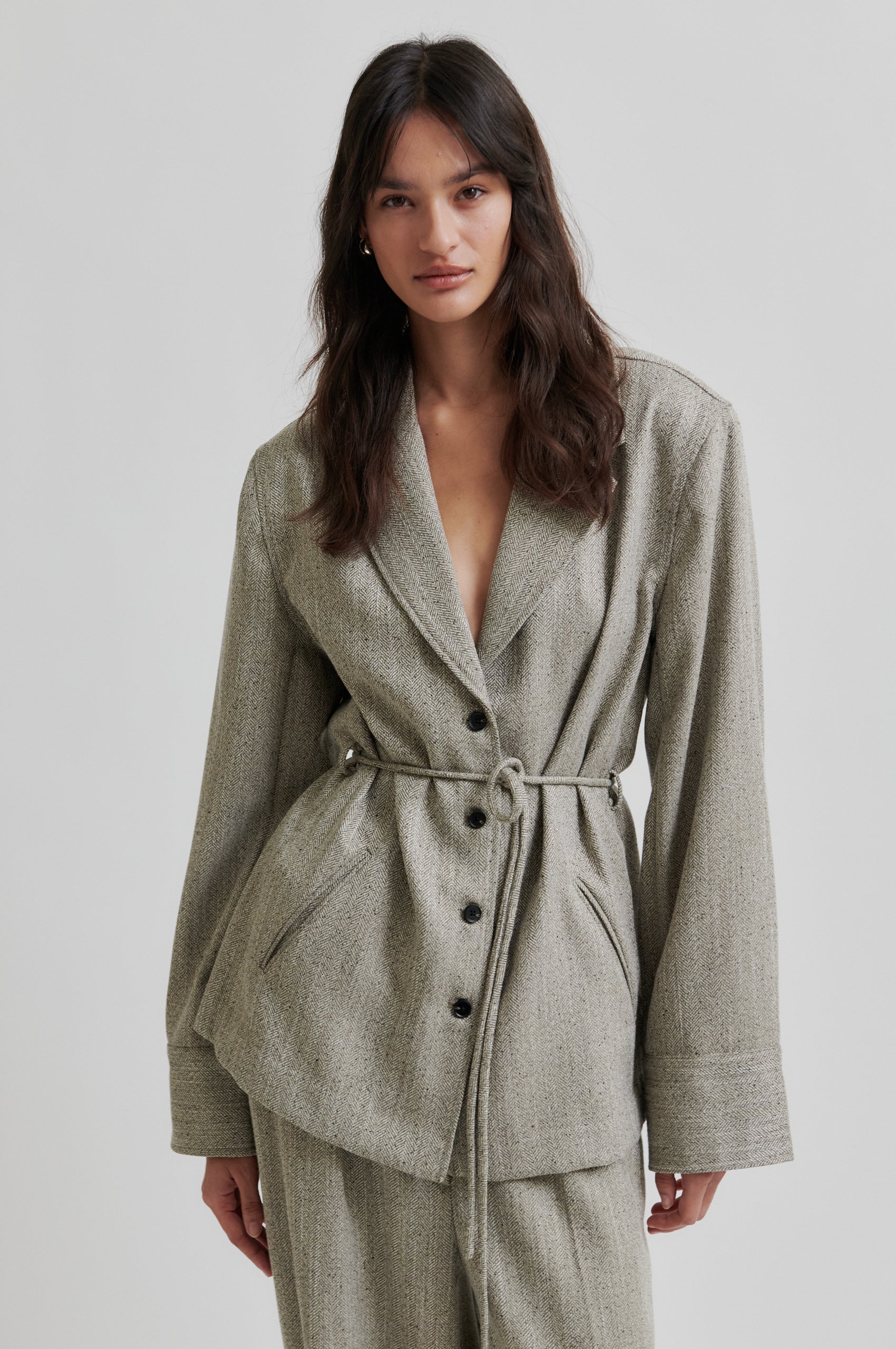 Jun Shirt Blazer – secondfemale.no